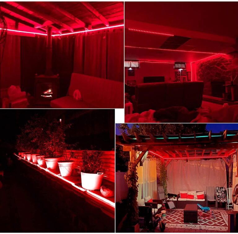 Dekoratīvas LED gaismas sarkans 10M pasūtiet tiešsaistē